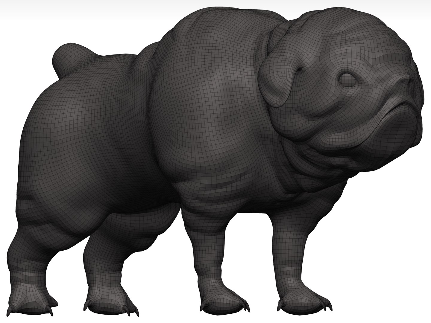 Bulldog Stl 3D Model - TurboSquid 1774125