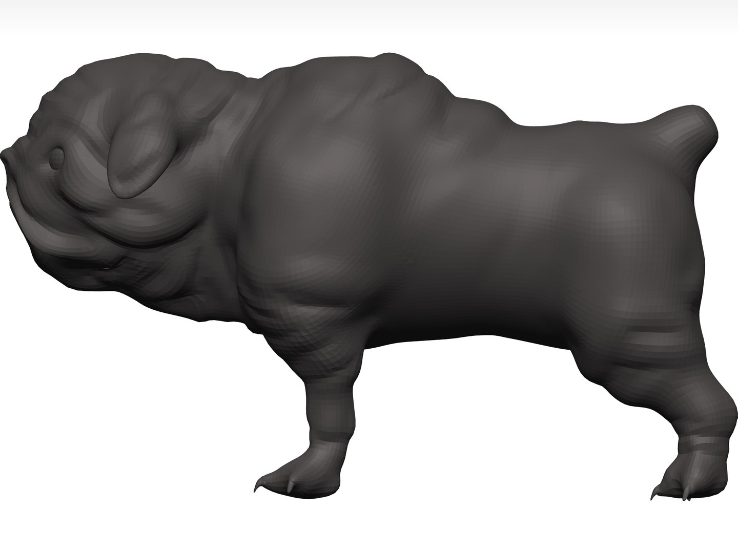 Bulldog Stl 3D Model - TurboSquid 1774125