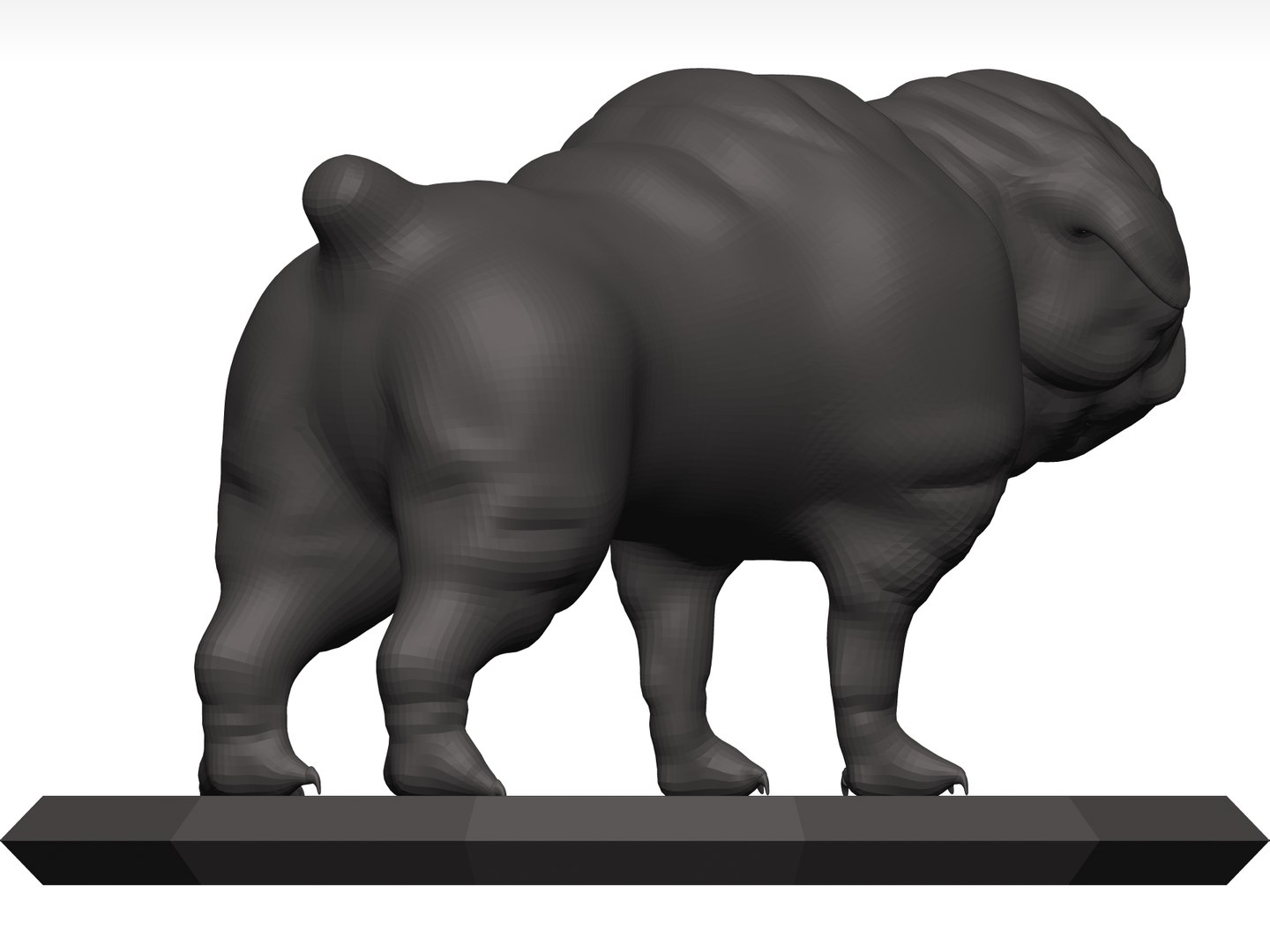 Bulldog Stl 3D Model - TurboSquid 1774125