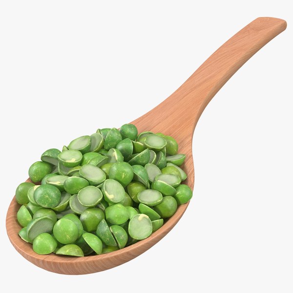 Split pea spoon woden 3D model - TurboSquid 1551724