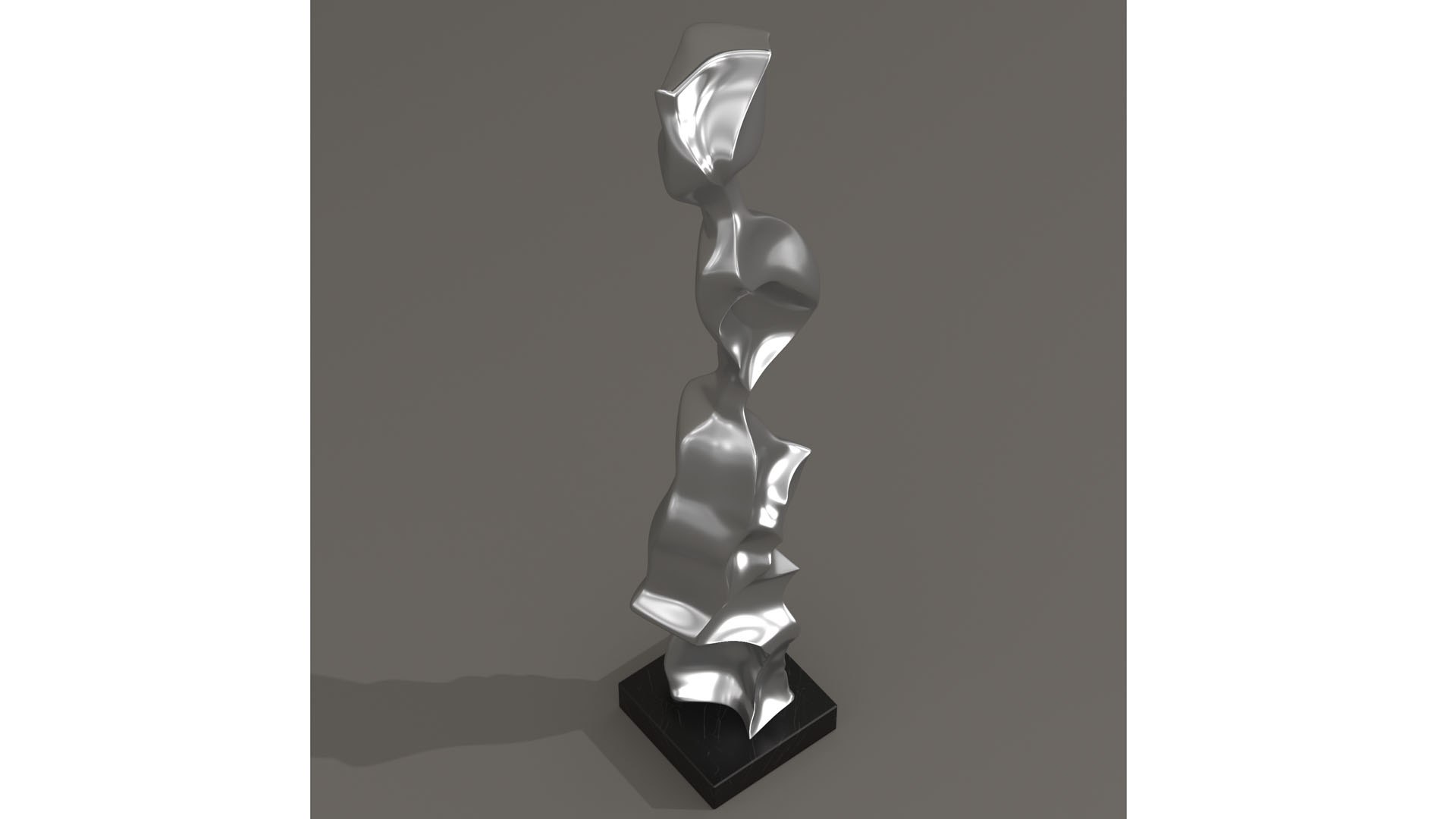 JON KRAWCZYK Abstract Metal Sculpture 3D - TurboSquid 2206711