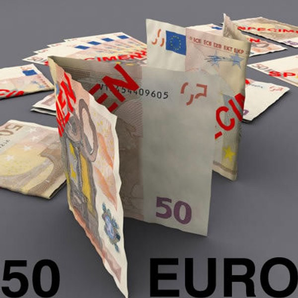 50 euro 3d model