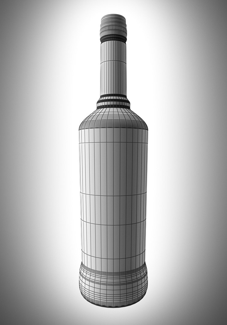 Bottle Contain Studio 3d Model