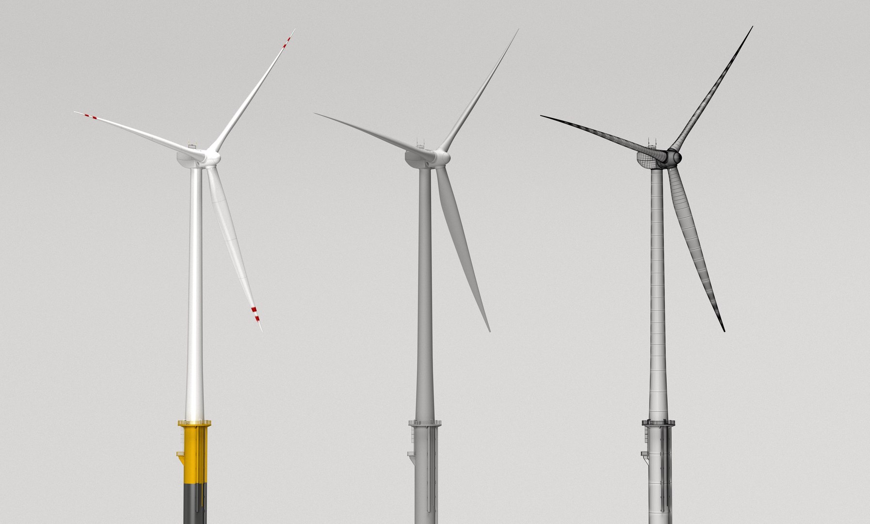 Offshore Wind Farm 3D Model - TurboSquid 1940454