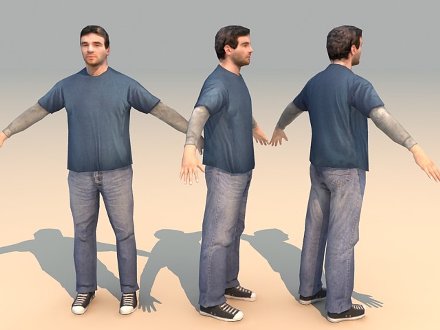 Character Man 3d Max
