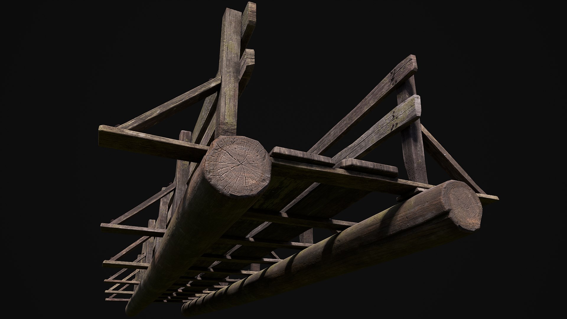 3D Realistic Wooden Bridge - PBR Game Ready - TurboSquid 2272500