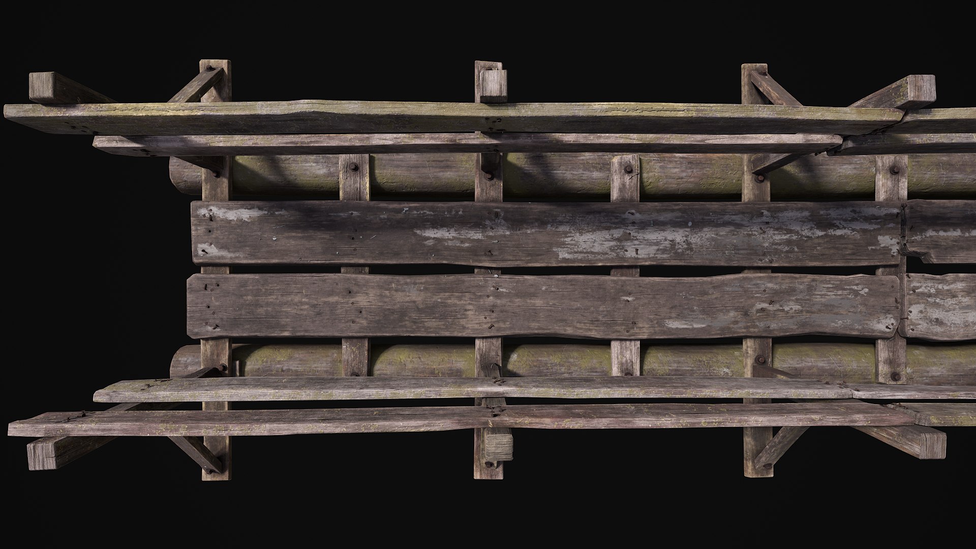 3D Realistic Wooden Bridge - PBR Game Ready - TurboSquid 2272500