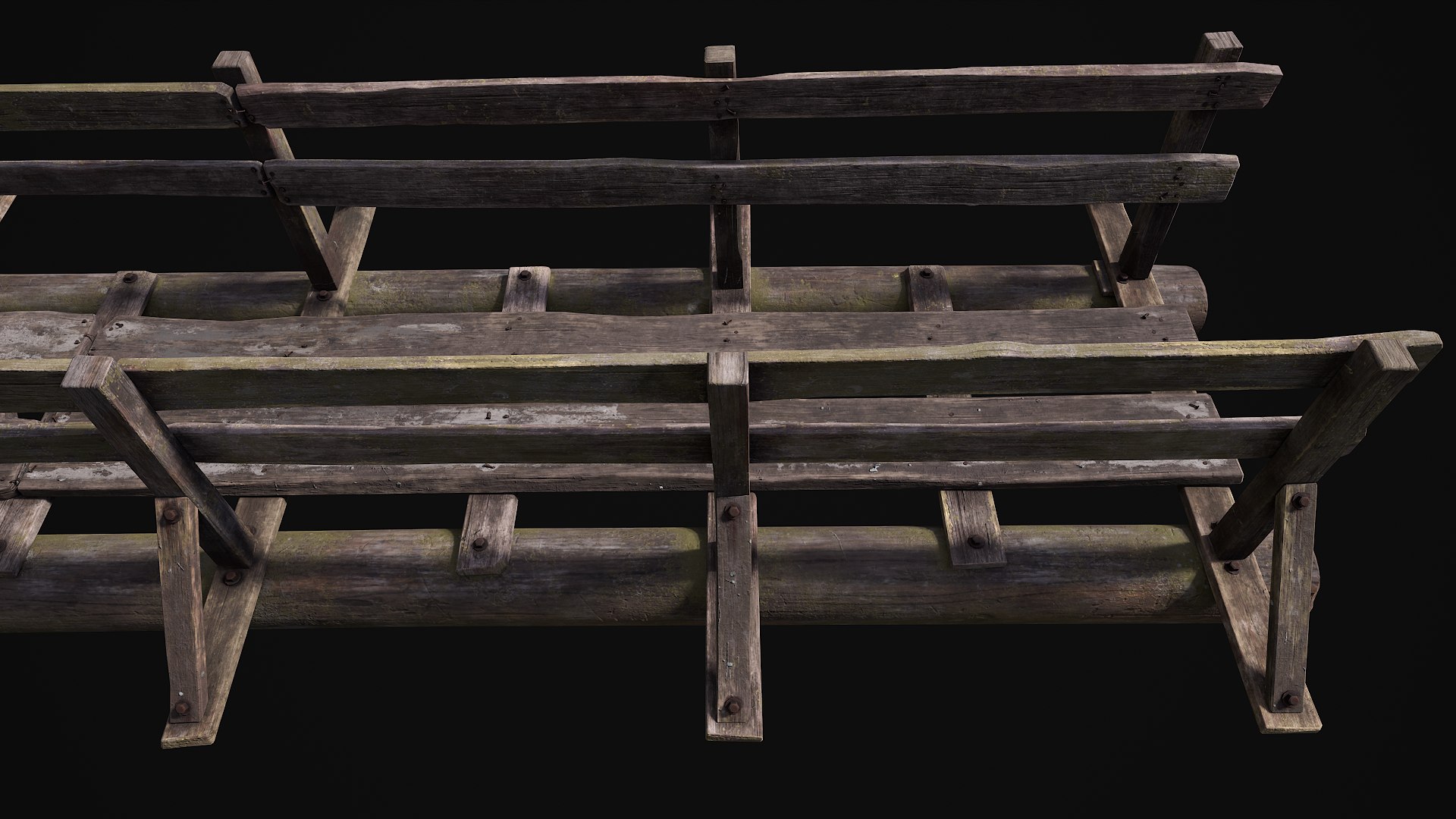 3D Realistic Wooden Bridge - PBR Game Ready - TurboSquid 2272500