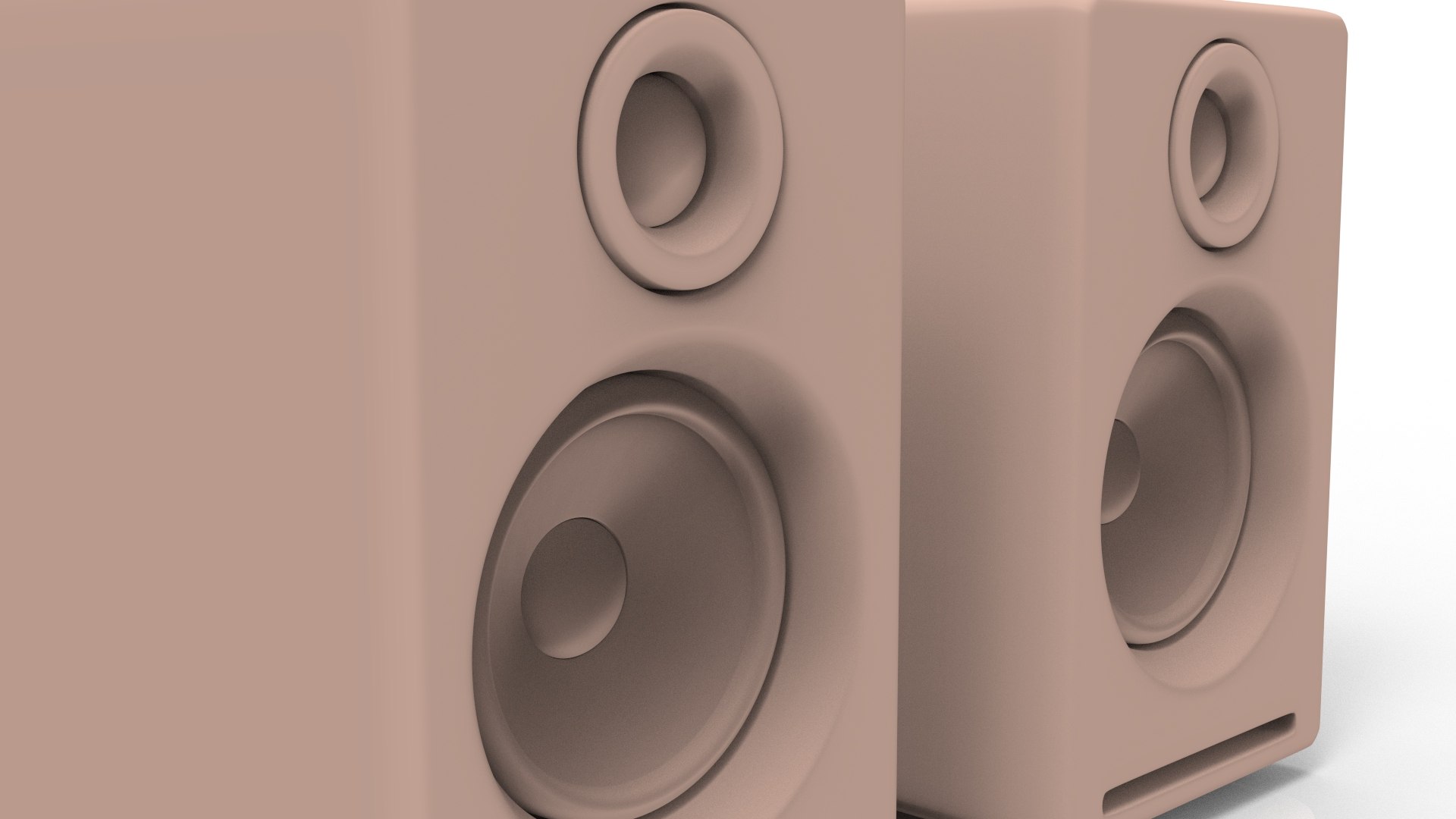 3D Model Monitor Speakers - TurboSquid 2126241