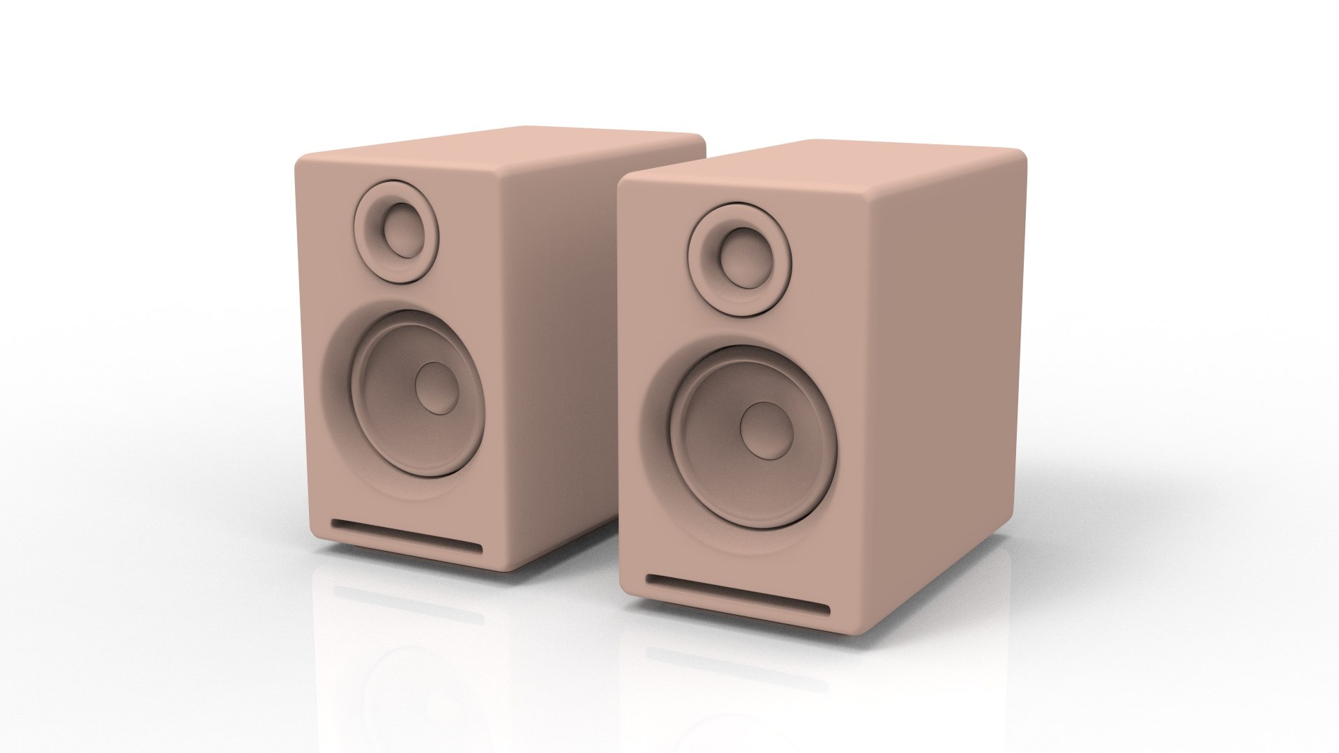 3D Model Monitor Speakers - TurboSquid 2126241