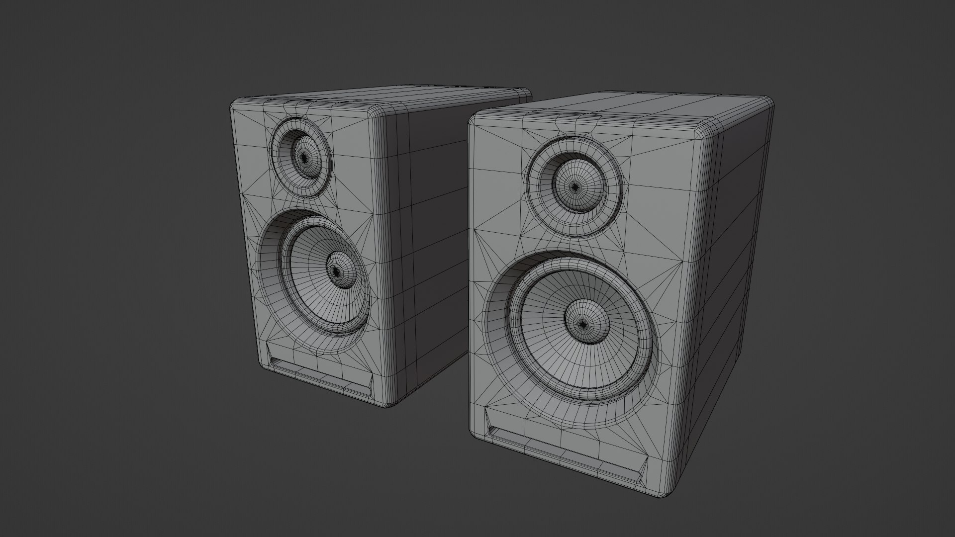 3D Model Monitor Speakers - TurboSquid 2126241