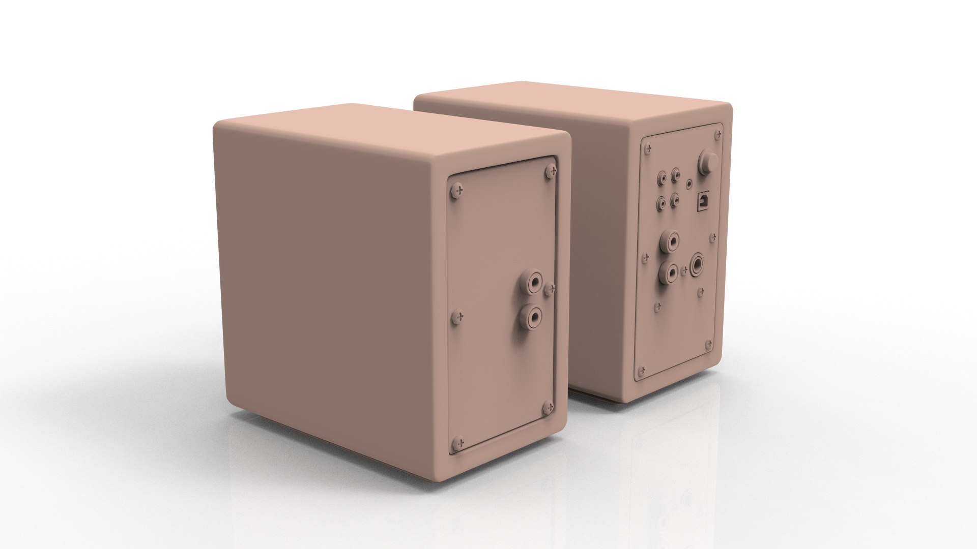 3D Model Monitor Speakers - TurboSquid 2126241