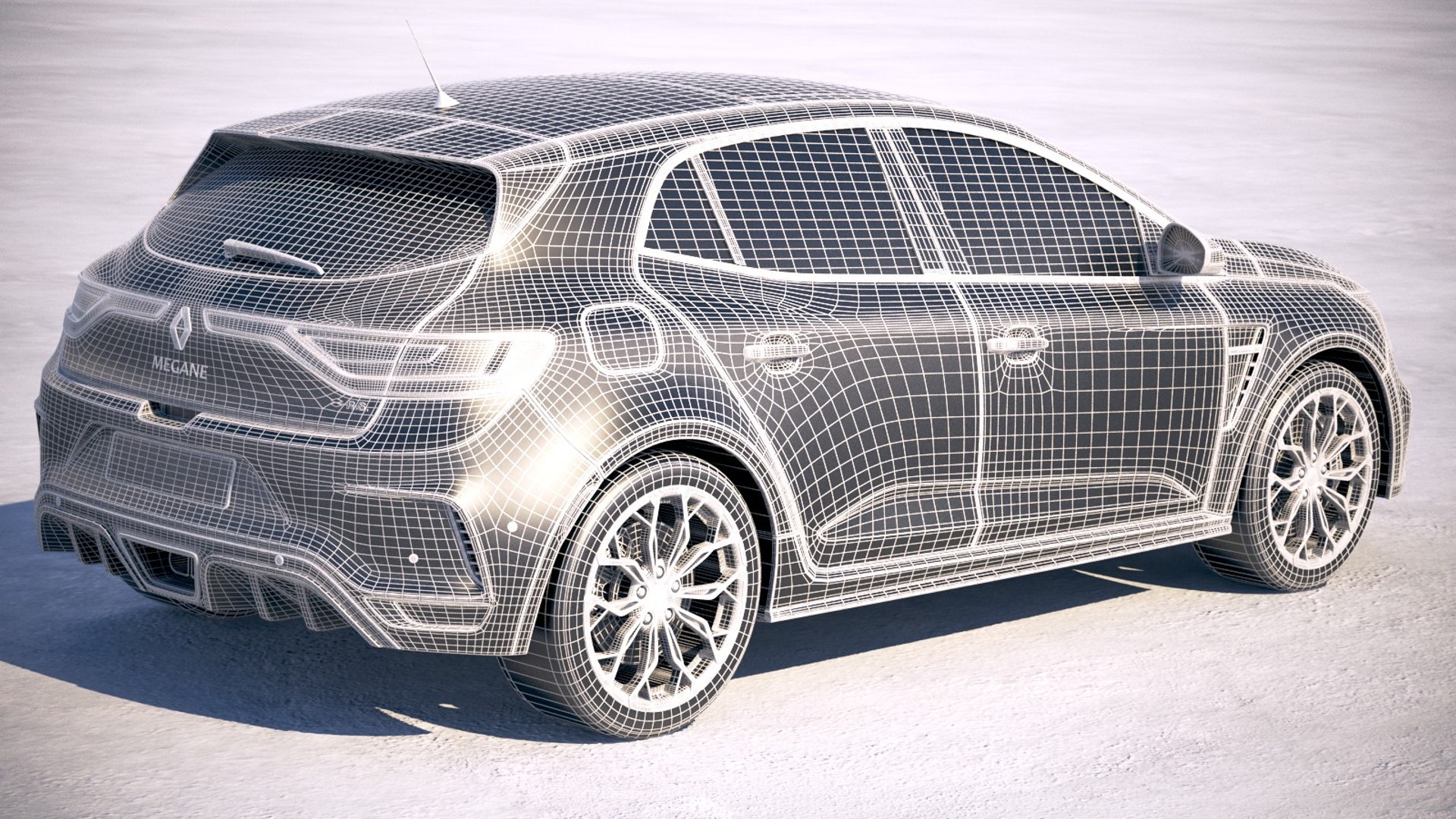 3D Renault Megane Rs Model - TurboSquid 1210268