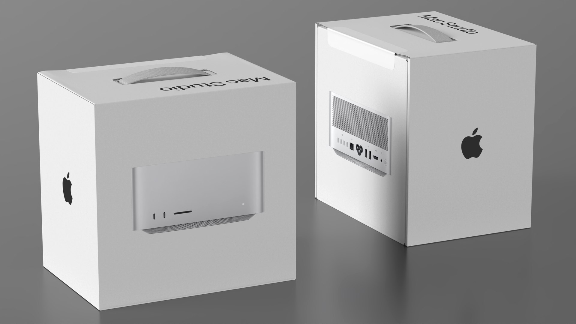 Apple Mac Studio Packaging Box 3D Model - TurboSquid 2216627