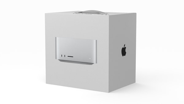 modelo 3d Caja de embalaje Apple Mac Studio - TurboSquid 2216627