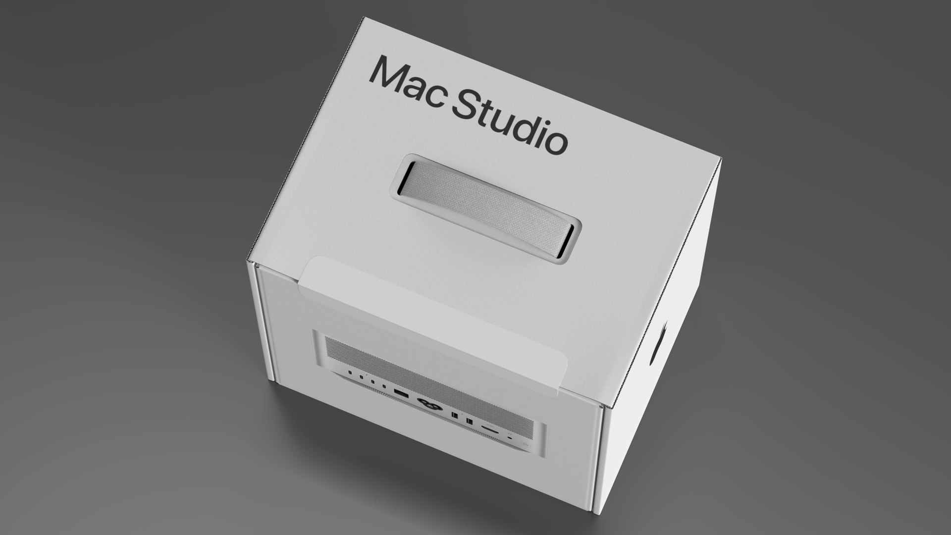 Apple Mac Studio Packaging Box 3D Model - TurboSquid 2216627