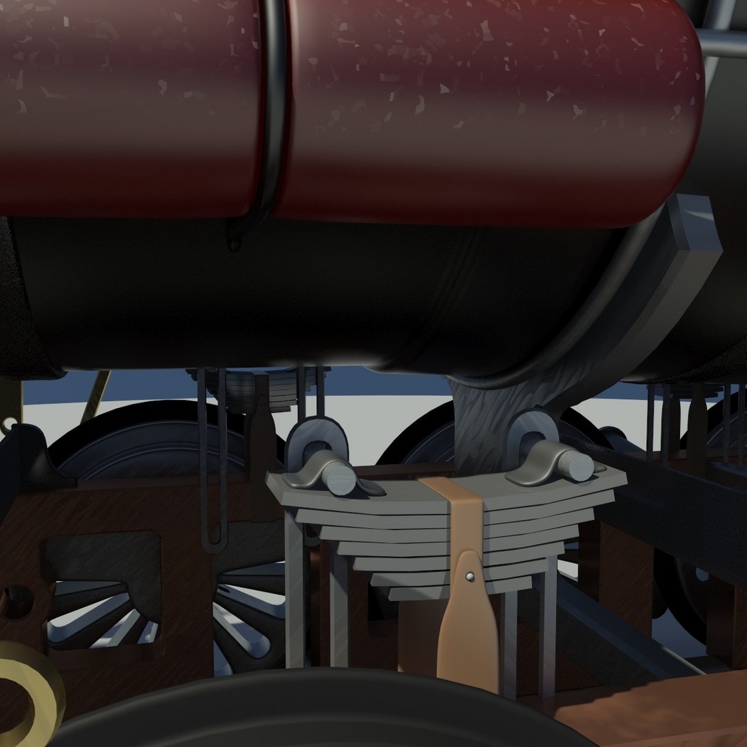 3d Train Locomotive Model