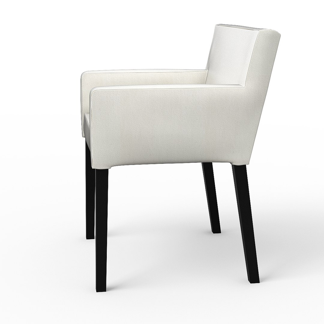 Nils Dining Chair Armrests 3ds