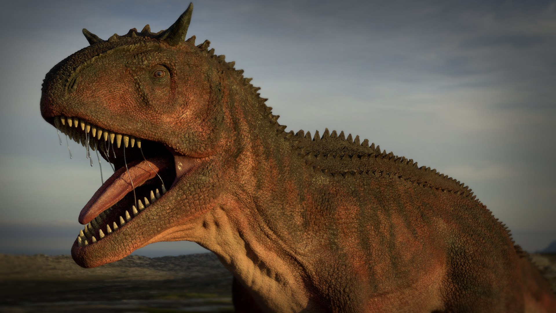 Carnotaurus Theropod Dinosaur 3D - TurboSquid 2339530