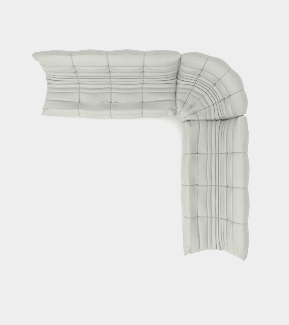 Cozy Modular Sofa Landscape 3D Model - TurboSquid 1404232