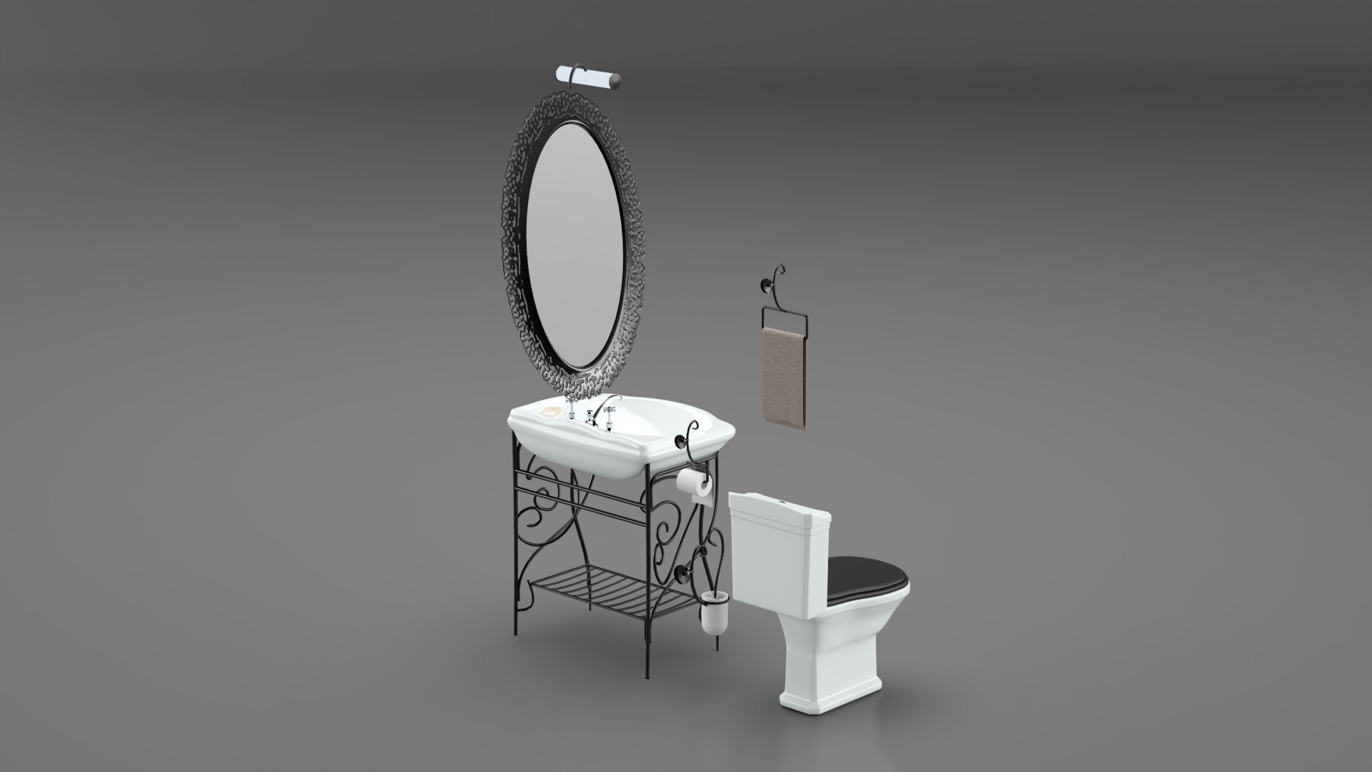 Plumbing Set 3D Model - TurboSquid 2375025
