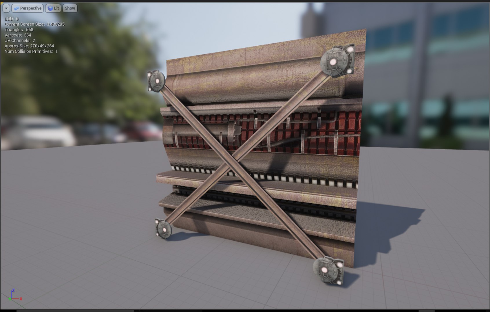 Wall 3d Max
