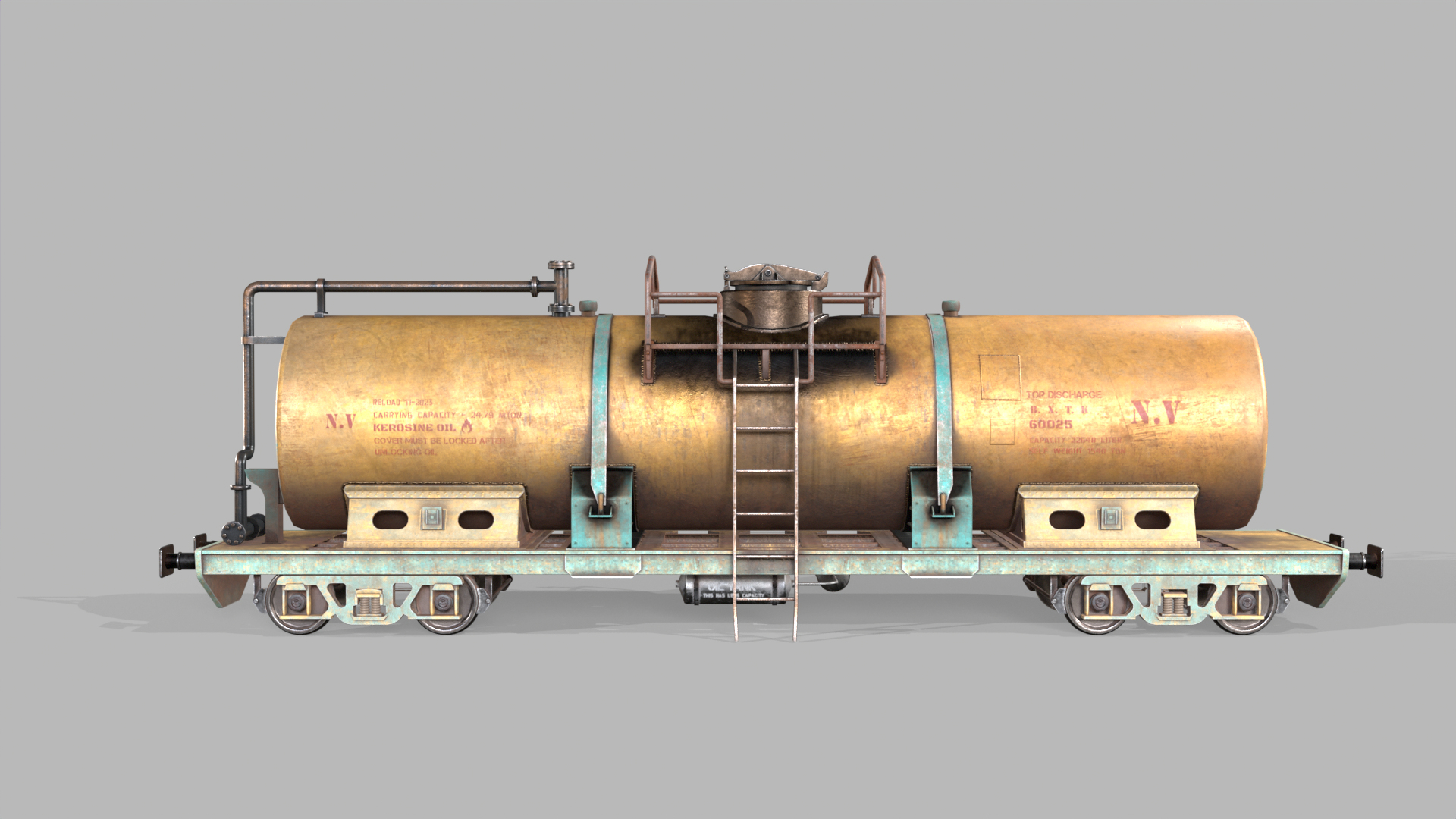 3D Tank Wagon - TurboSquid 2153897