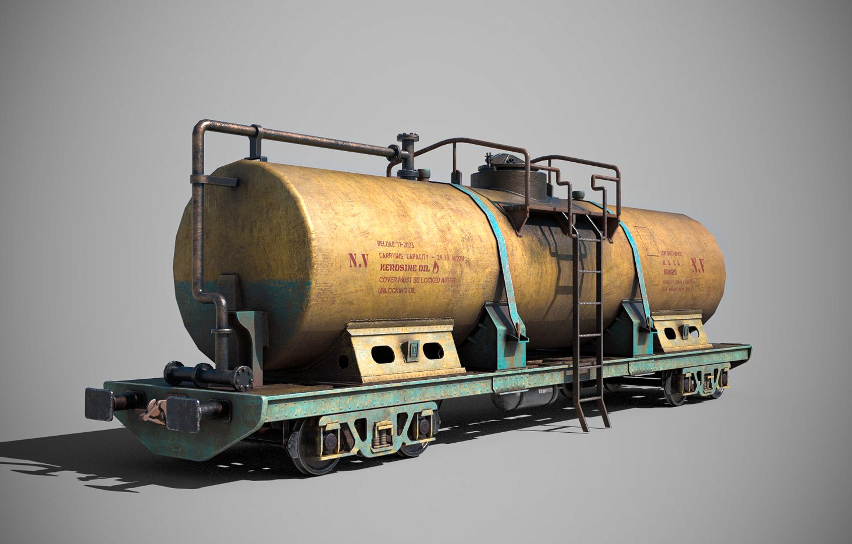 3D Tank Wagon - TurboSquid 2153897