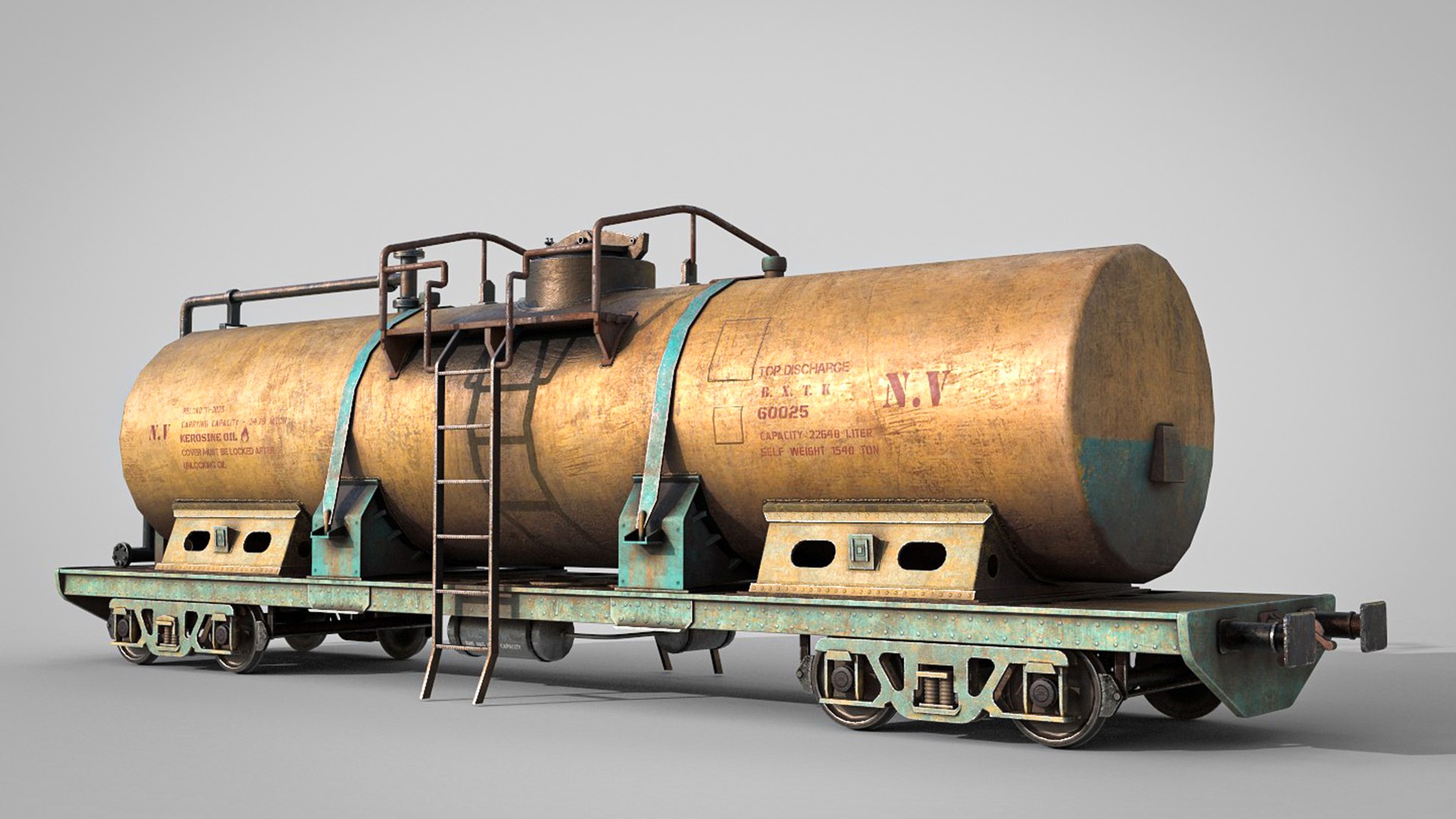 3D Tank Wagon - TurboSquid 2153897