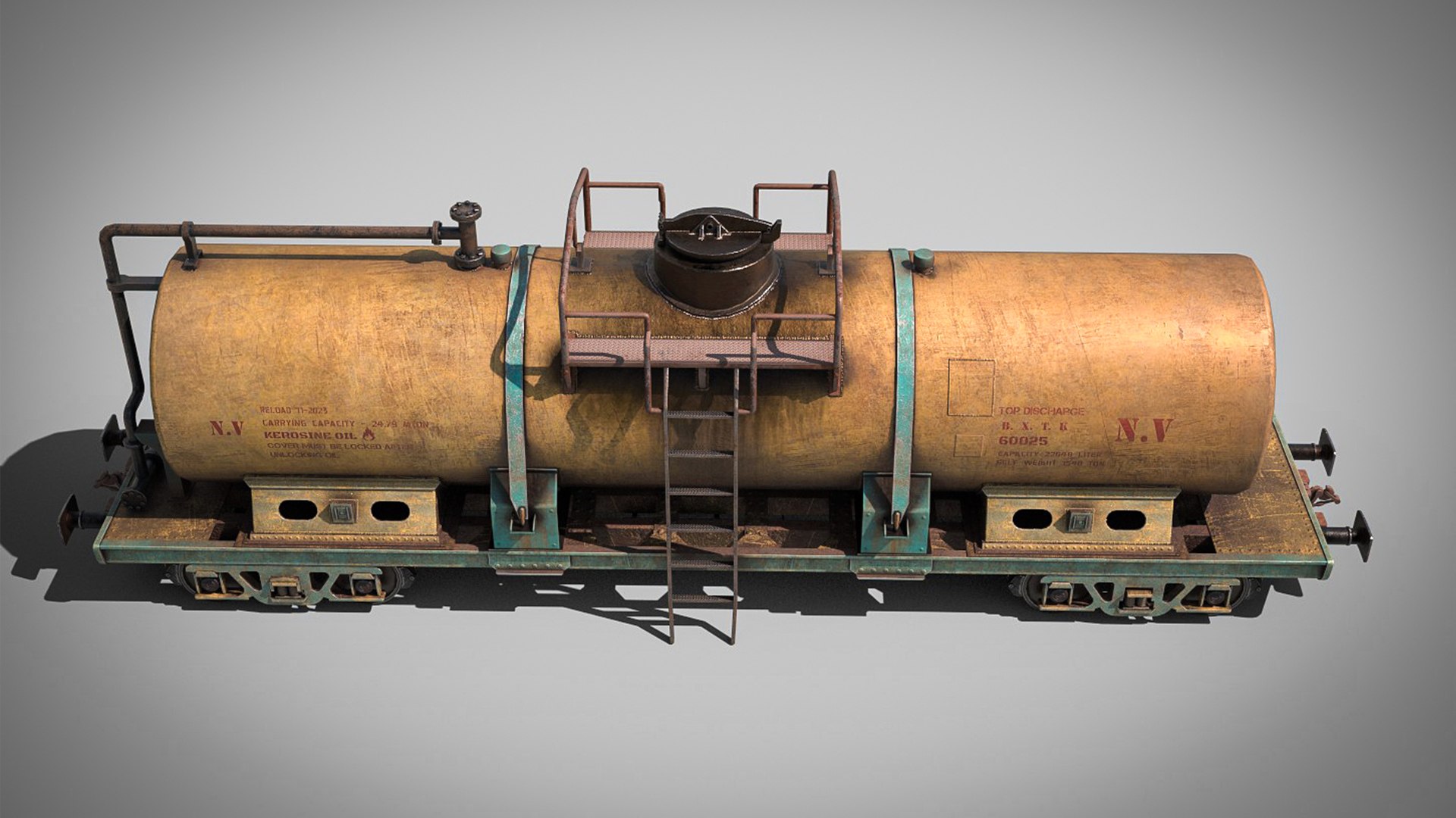 3D Tank Wagon - TurboSquid 2153897