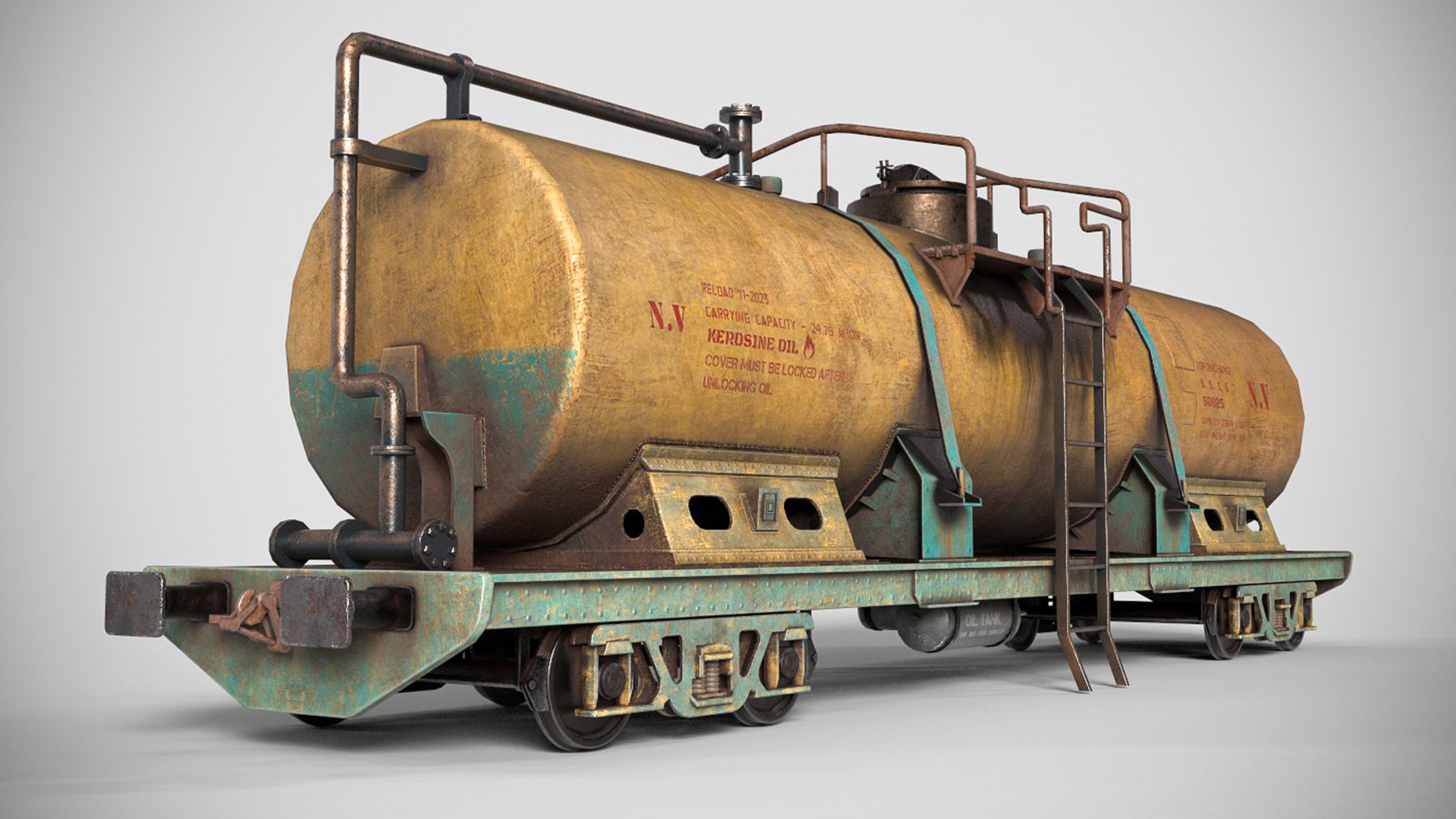 3D Tank Wagon - TurboSquid 2153897