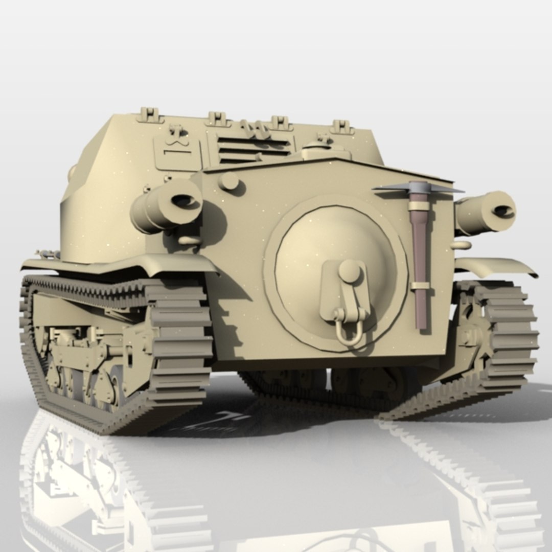 L3 33 Tank 3d Max