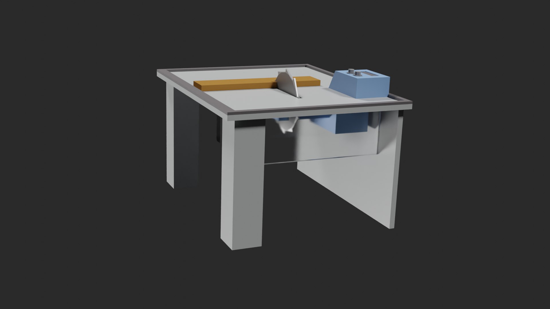 3D Lowpoly Saw-Table - TurboSquid 1866187