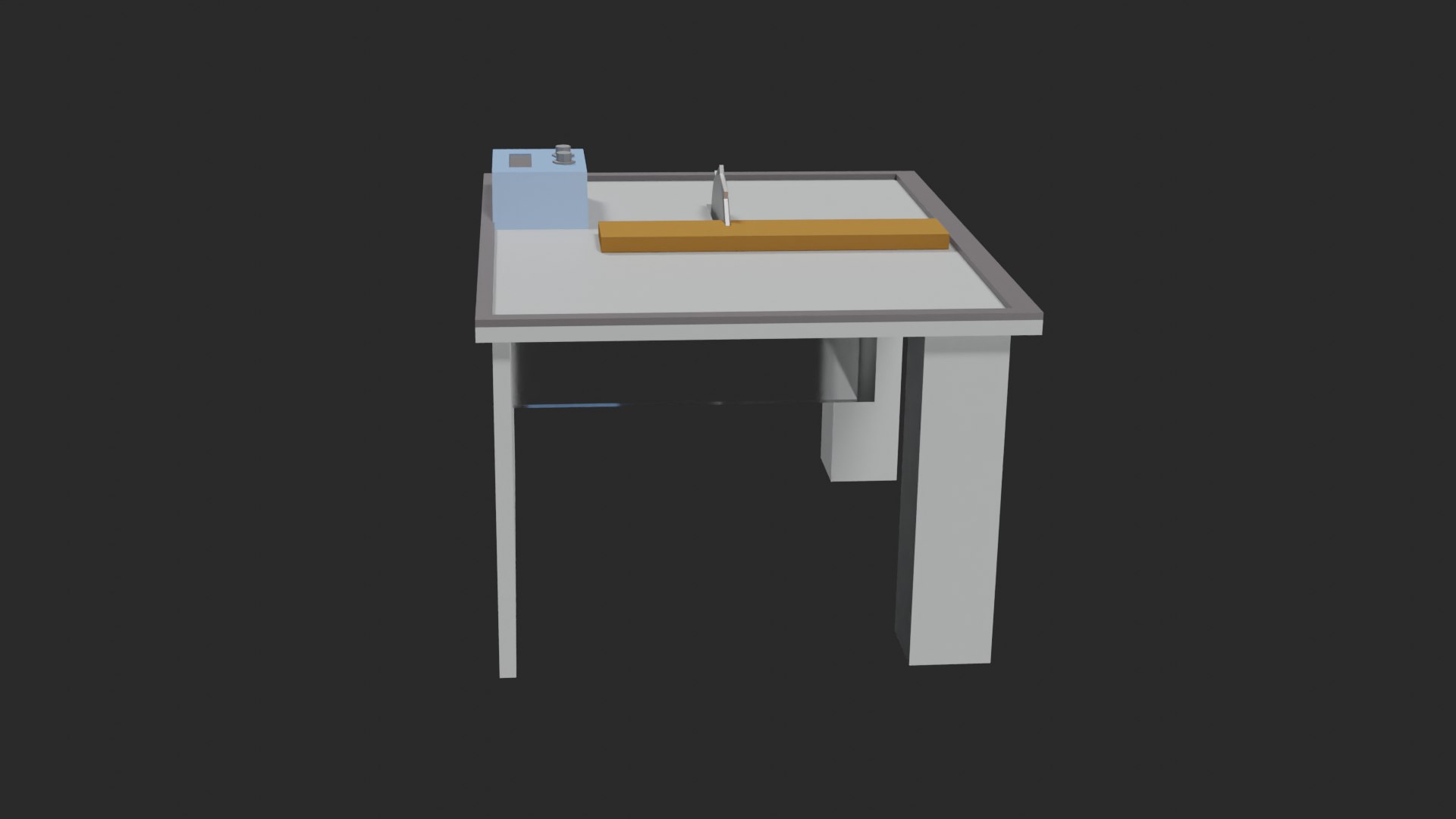 3D Lowpoly Saw-Table - TurboSquid 1866187