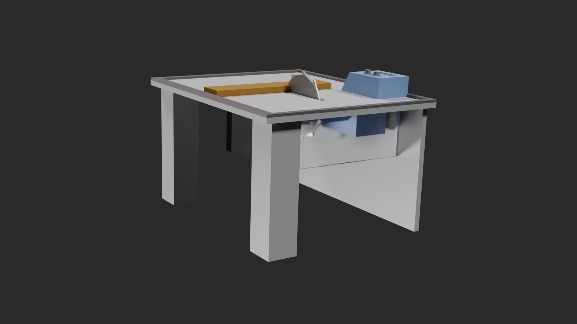 3D Lowpoly Saw-Table - TurboSquid 1866187