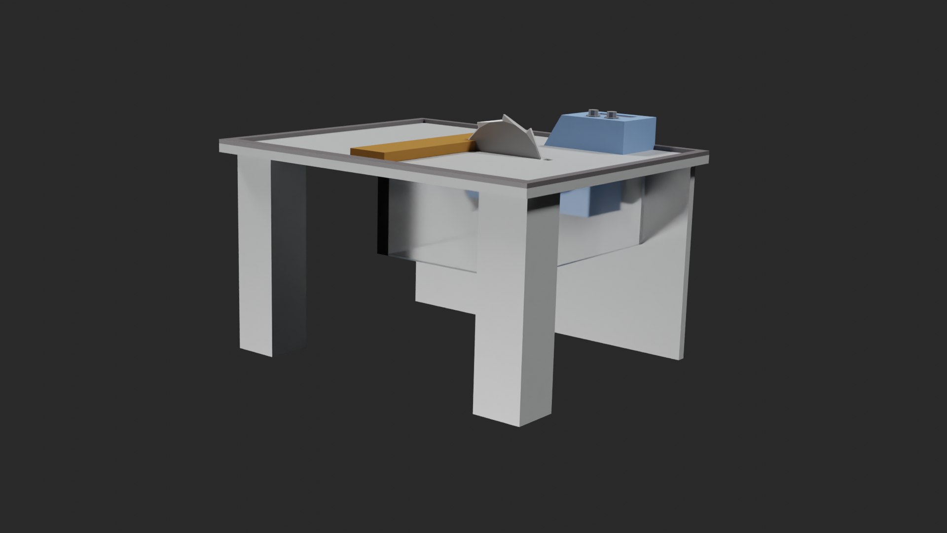 3D Lowpoly Saw-Table - TurboSquid 1866187