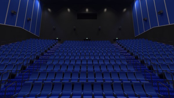 3d model of hall theater imax vr