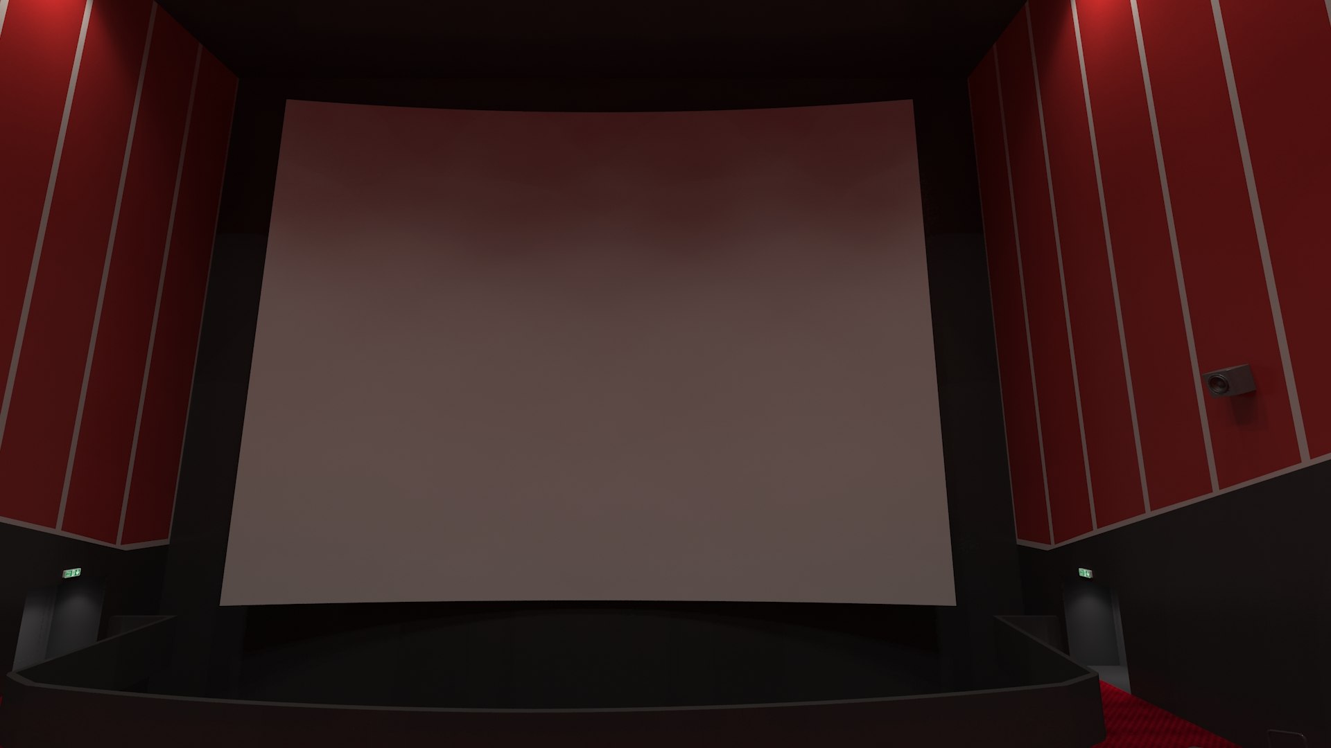 3d Model Of Hall Theater Imax Vr