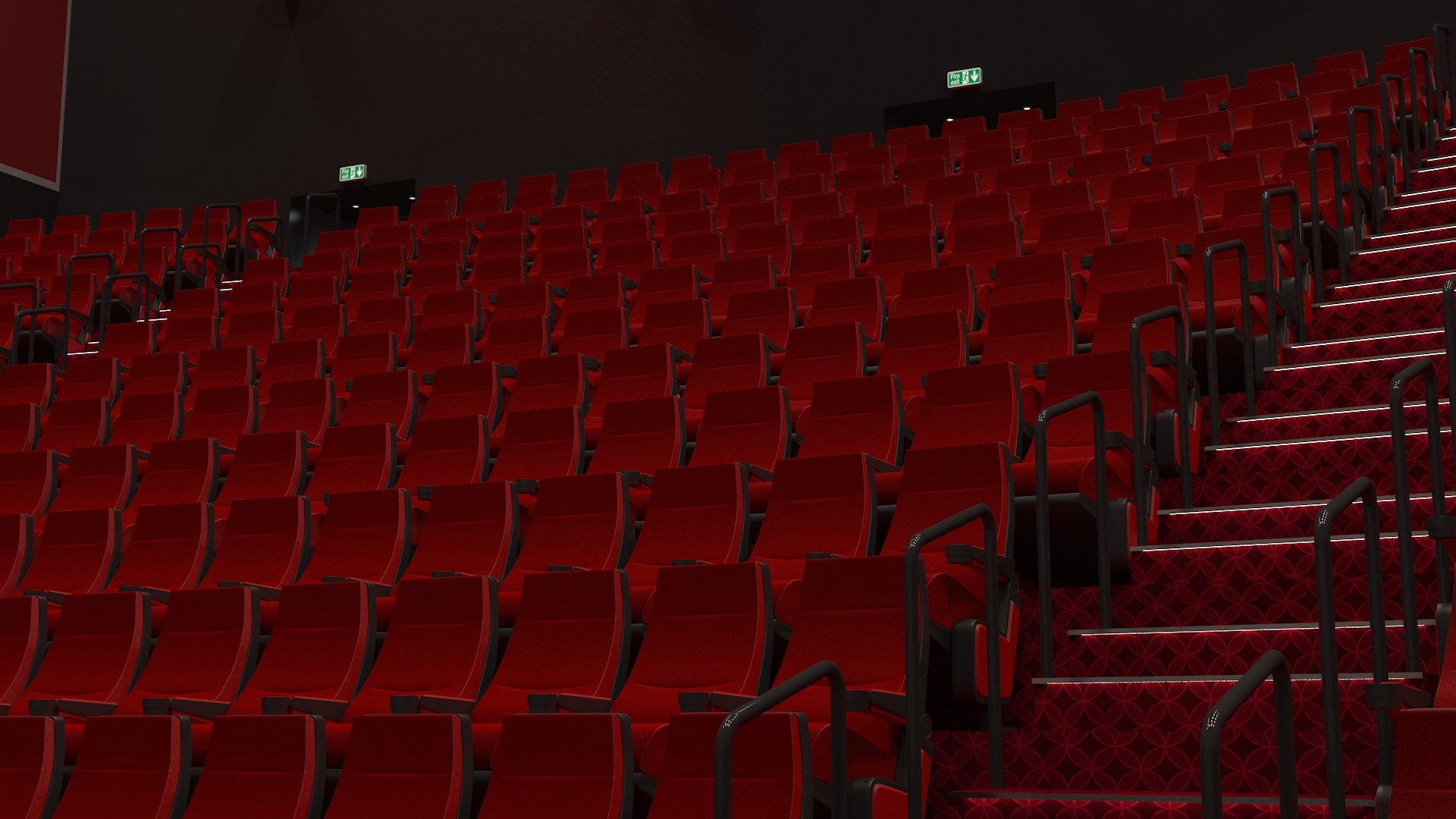 3d Model Of Hall Theater Imax Vr