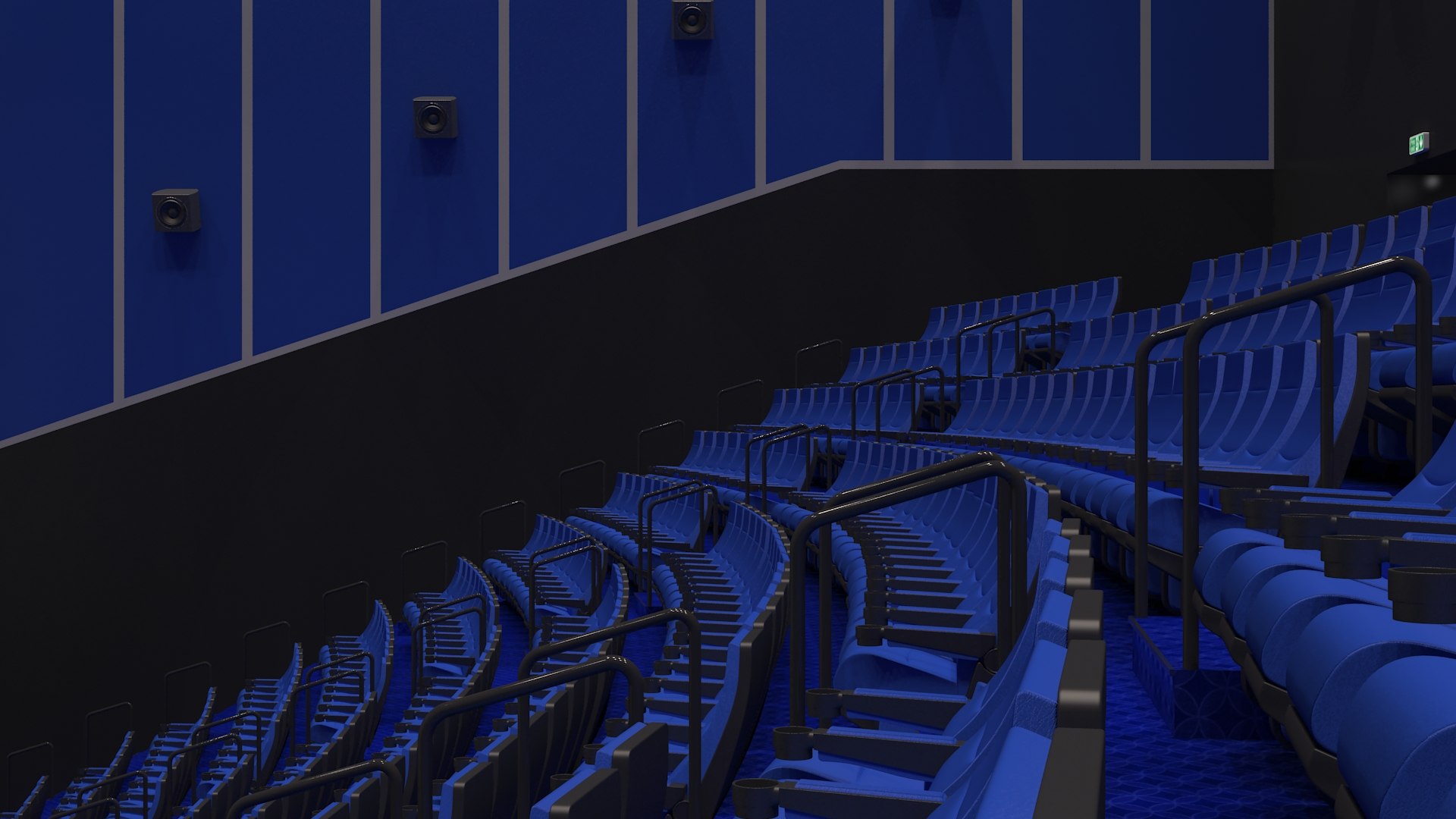 3d Model Of Hall Theater Imax Vr