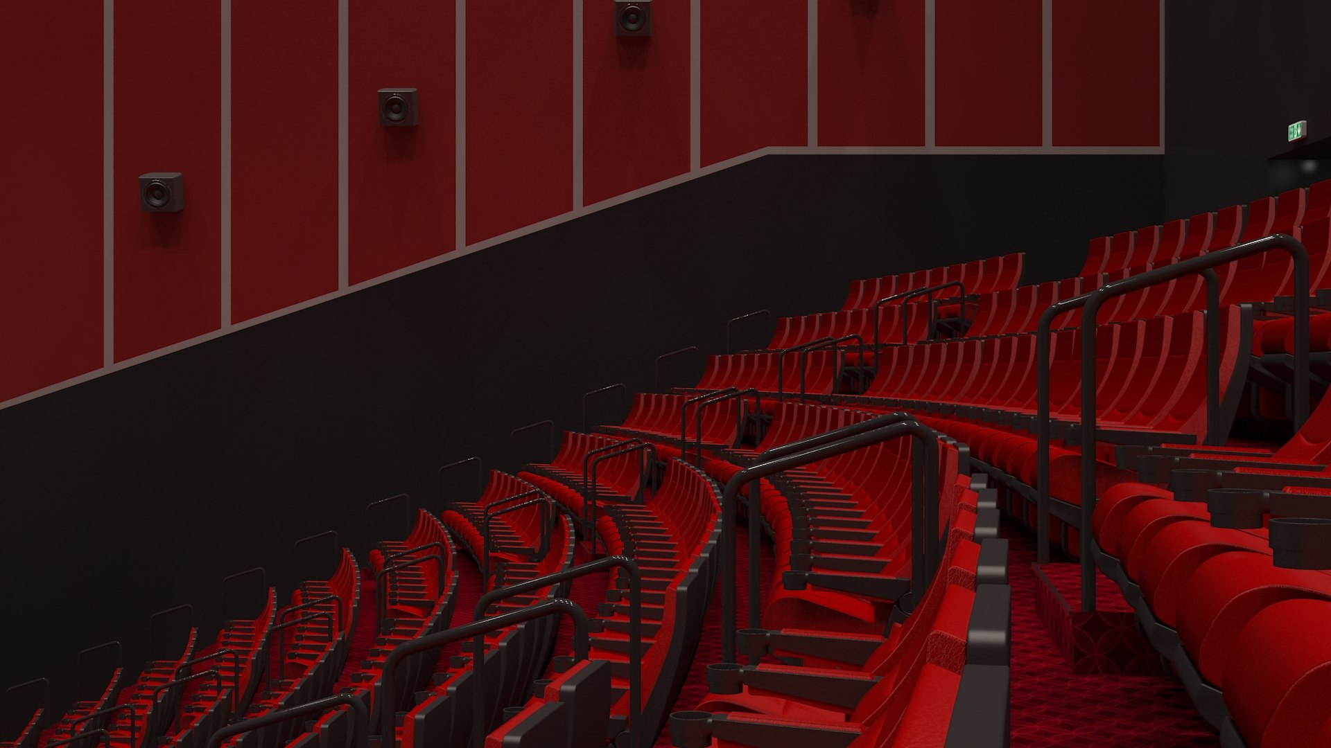 3d Model Of Hall Theater Imax Vr