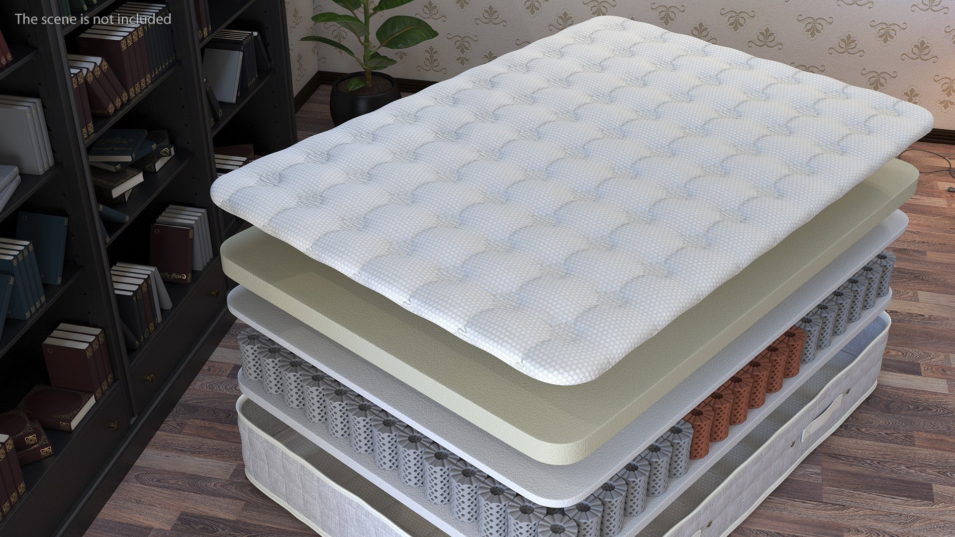Sleeping Mattress Structure 3D Model - TurboSquid 2188798