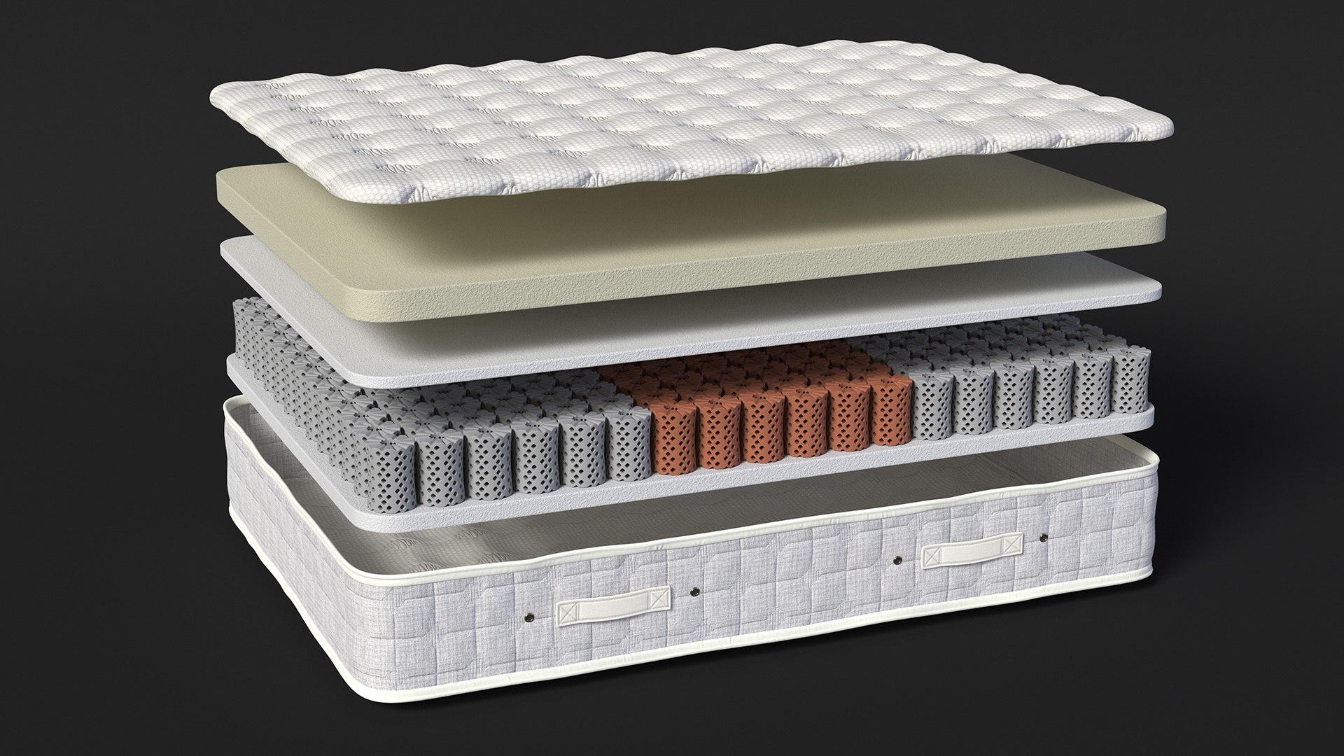 Sleeping Mattress Structure 3D Model - TurboSquid 2188798
