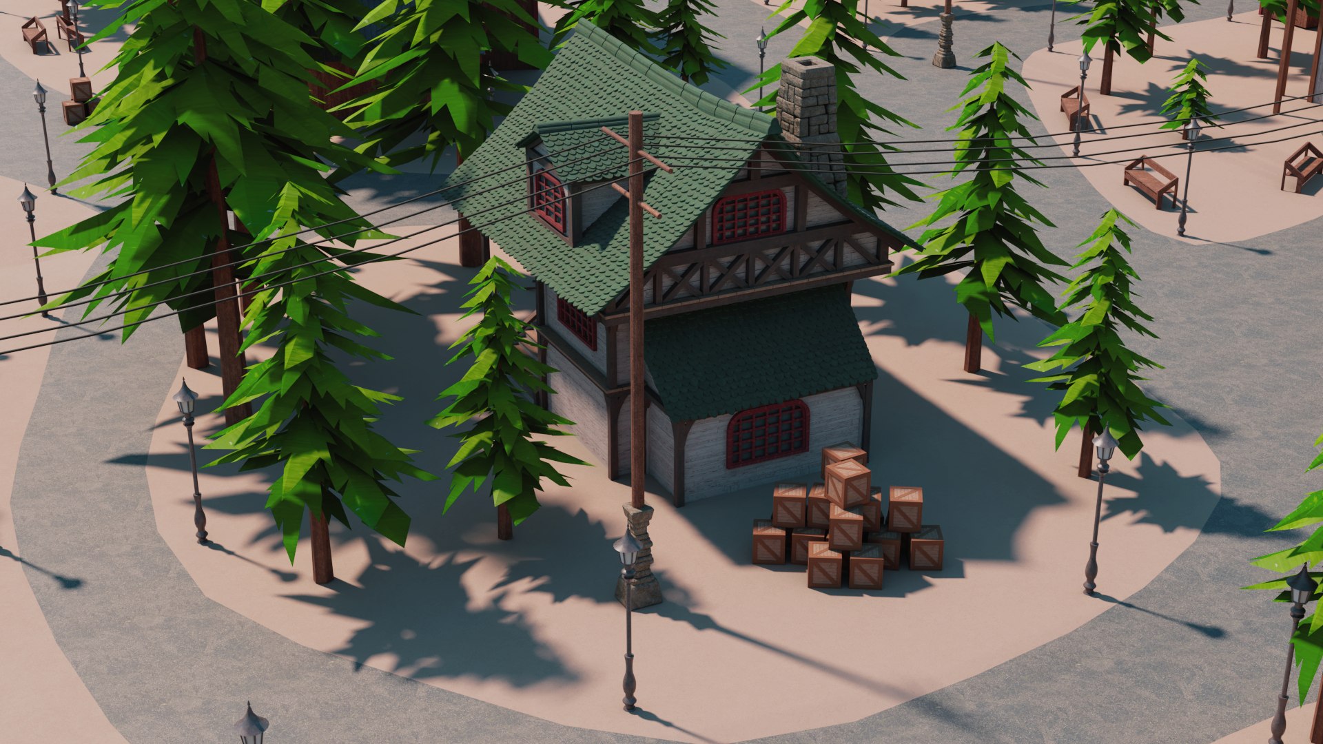 3D Village - TurboSquid 2003737
