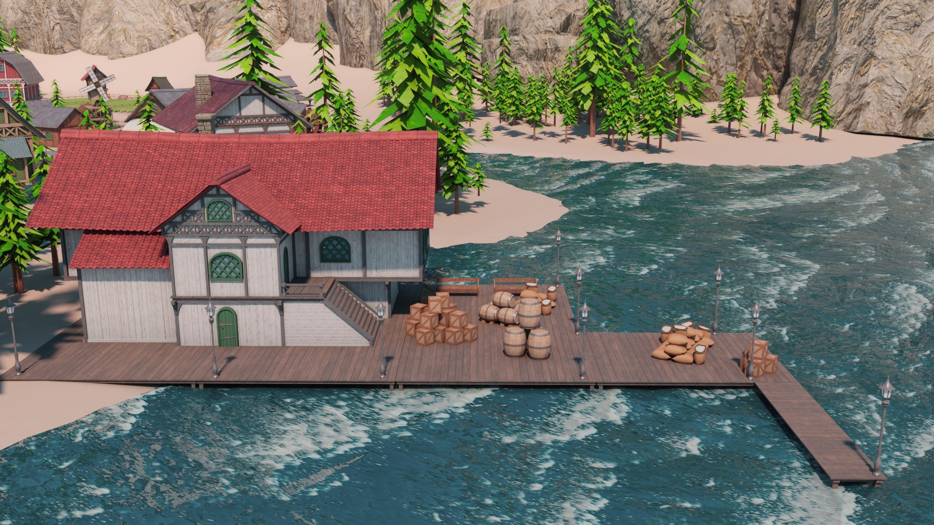 3D Village - TurboSquid 2003737