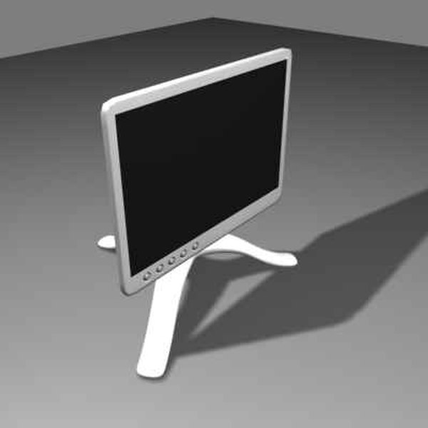 screen moniter 3d max