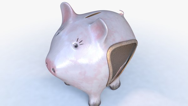 3D pig money - TurboSquid 1666951