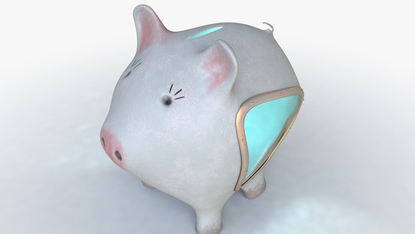 3D pig money - TurboSquid 1666951
