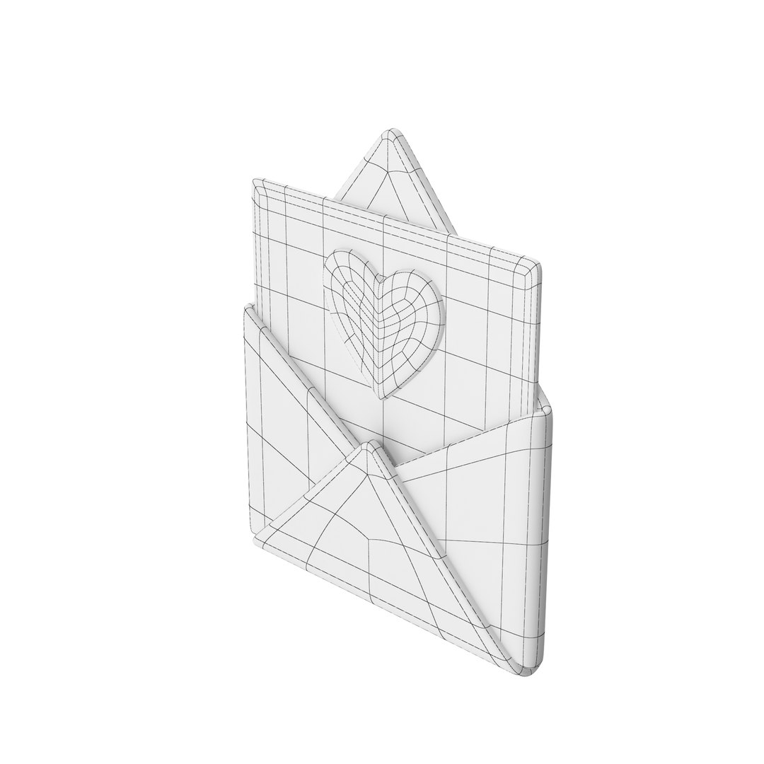 3D Cartoony Love Message Model - TurboSquid 2135647