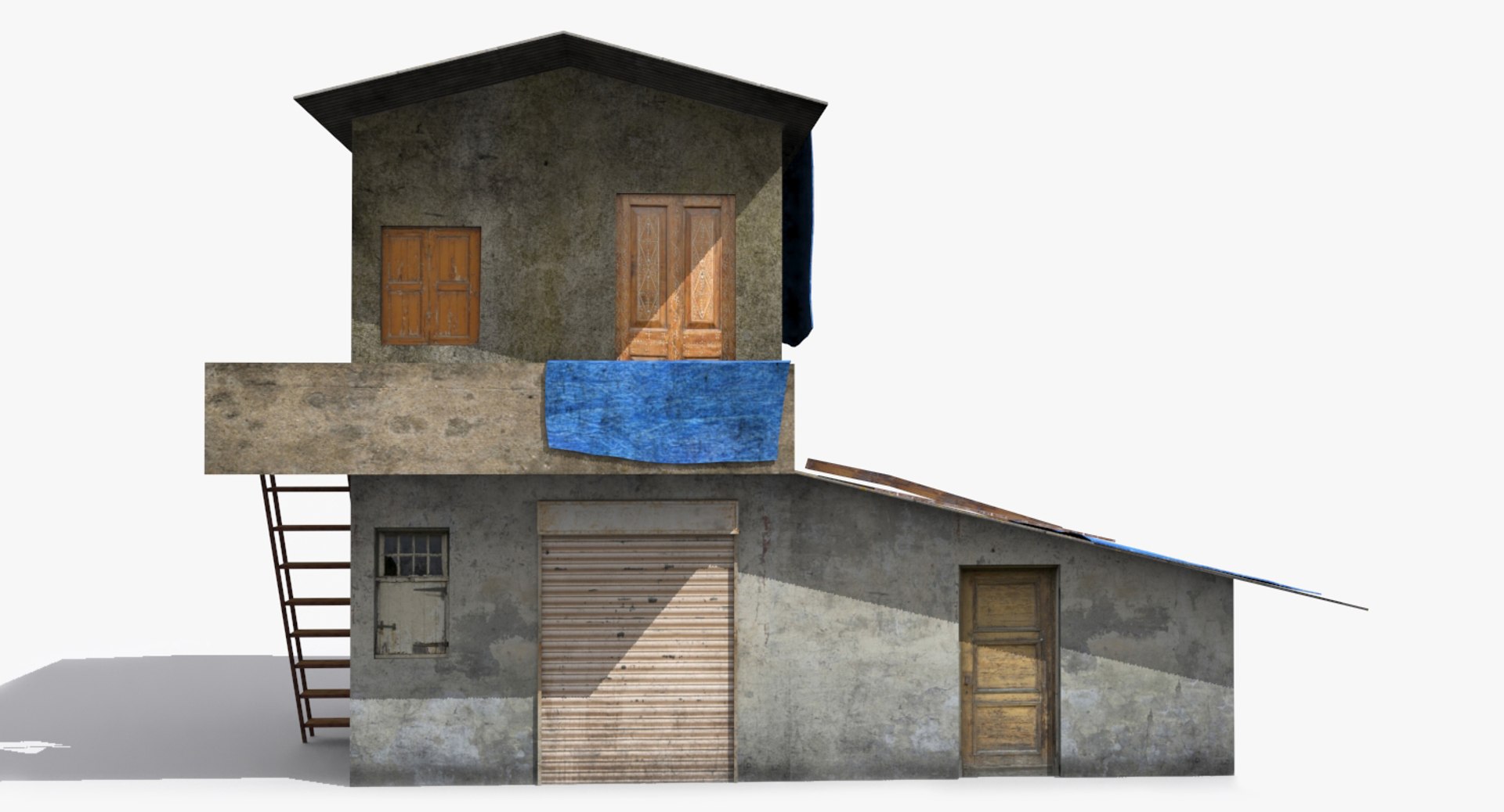 Ready Slum 3D Model - TurboSquid 1548897